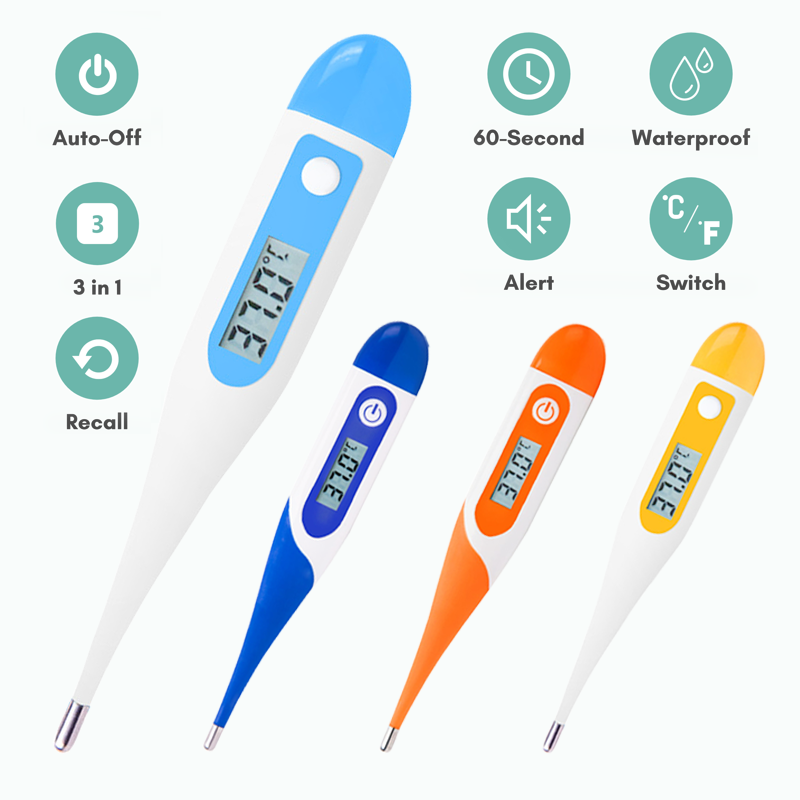 Labeled Clinical Thermometer