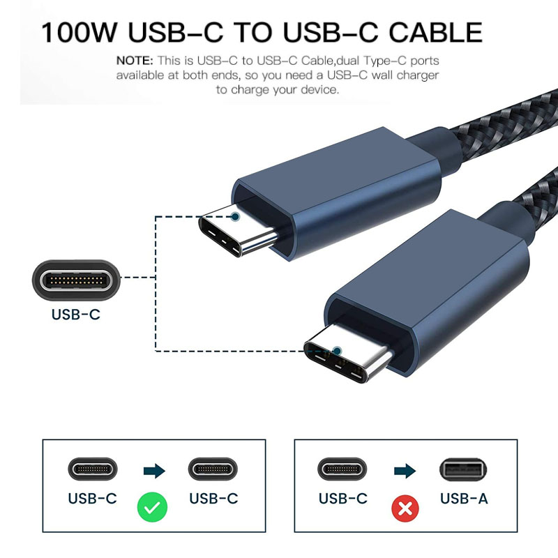 Factory Direct: High-Speed 100W USB C To USB C Cable | USB 3.2 Gen 2 ...