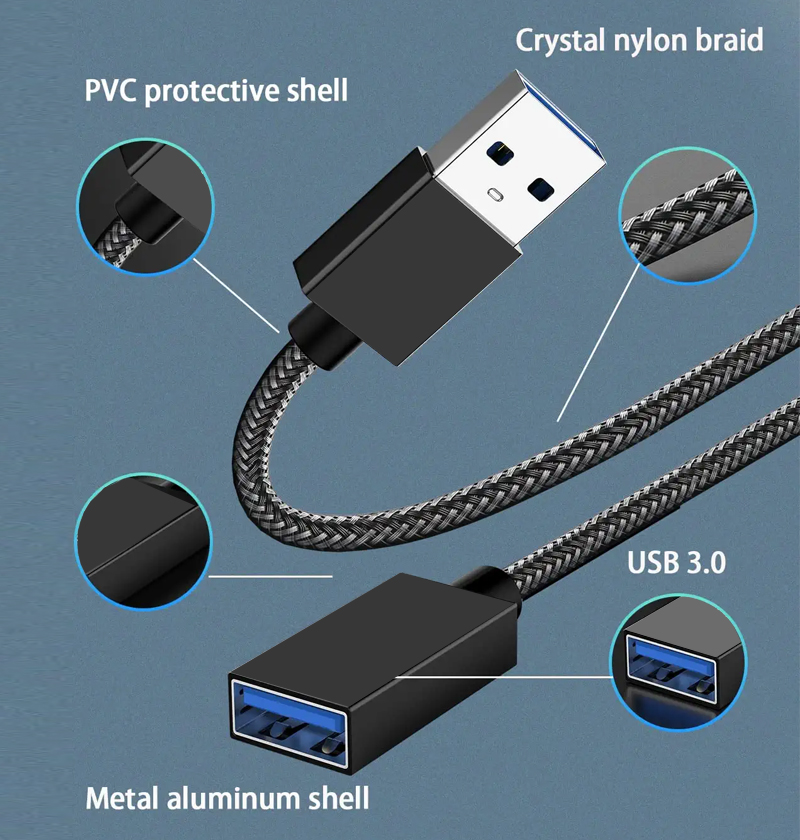 Get Extended USB Connections With Our Factory-made USB 3.0 A Male To ...