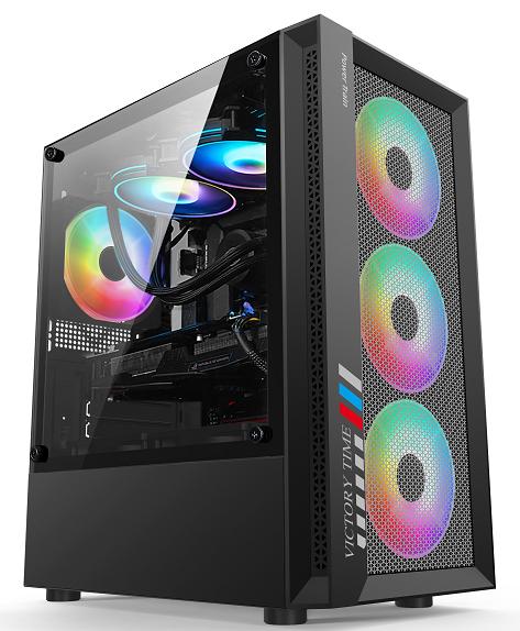 Factory Direct Tempered Glass RGB Micro ATX Gaming Cases - Upgrade Your ...