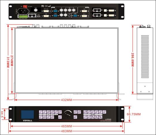 Factory Direct VDWALL LVP605S Video Processor For LED Displays ...