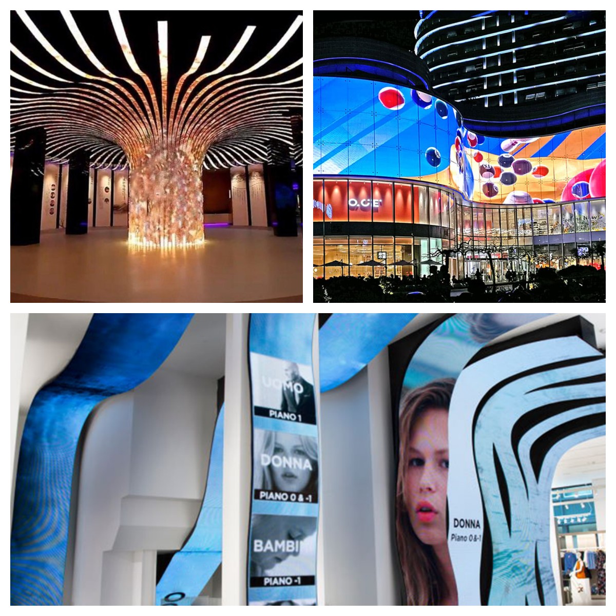 Factory Direct Full Color P4 Soft Curved LED Screen - Buy Flexible LED ...